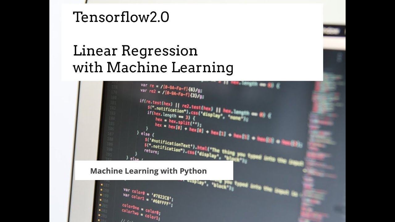 Linear regression  python example