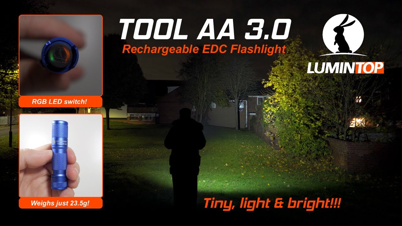[Review] LUMINTOP TOOL AA 3.0 - 900 lumens AA/14500 EDC flashlight with ...