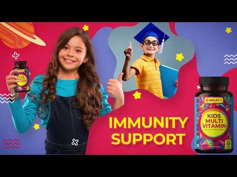 Boldfit Multivitamin Gummies For Kids With Essential Vitamins & Minerals For Children