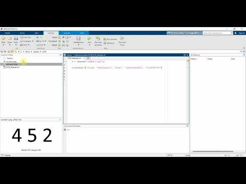 How to read numbers from an image in matlab using ocr (optical ...