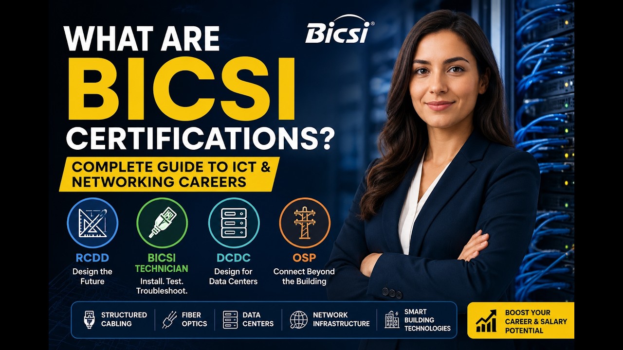 What Are BICSI Certifications? Complete Guide to ICT & Networking Careers