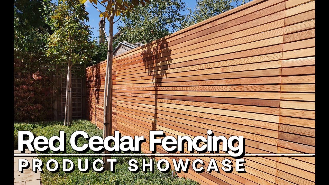 Red Cedar Fence Panels | Product Showcase | Contemporary Fencing