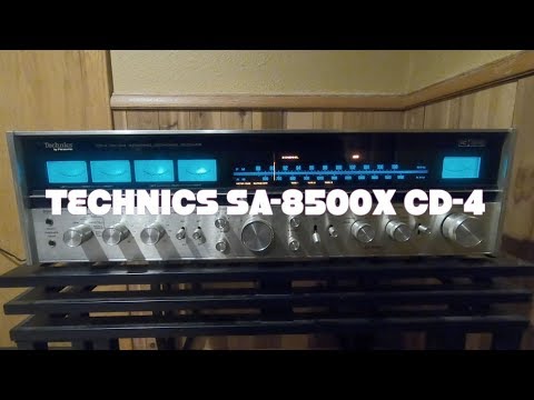 Technics SA-8500X 1977 Silver Face AM/FM vintage receiver | Reverb
