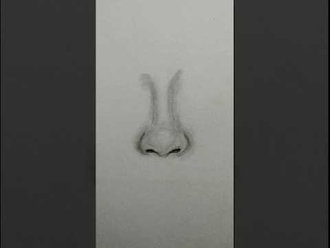 How to draw nose for beginners | Easy nose drawing | #shorts #easytutorial #beginnerfriendly