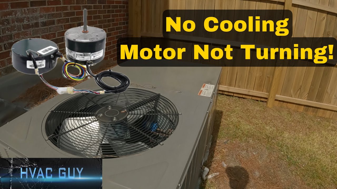 ECM Condenser Fan Motor Diagnosis and Replacement - Rheem RQPMA037