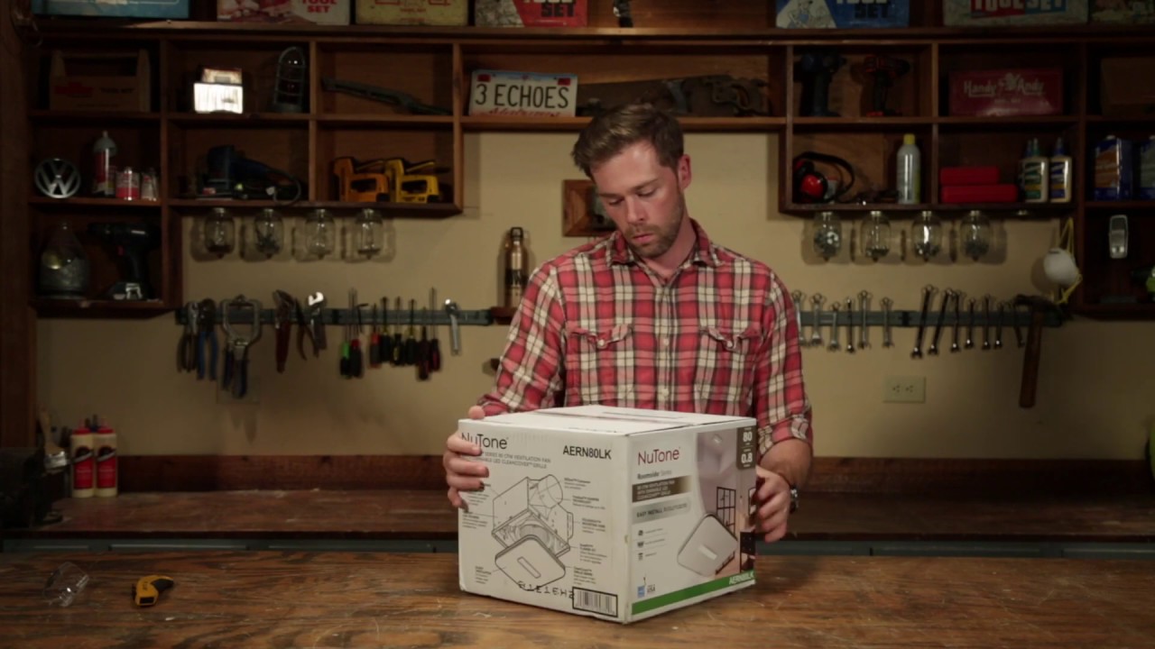 Installation of NuTone Roomside Series Bathroom Ventilation Fans