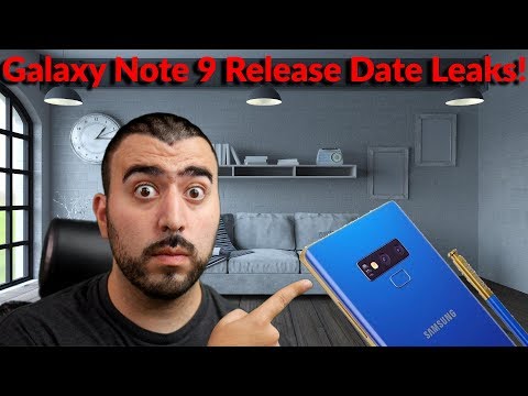 Samsung Galaxy Note 9 Release Date Leaks!!! - YouTube Tech Guy