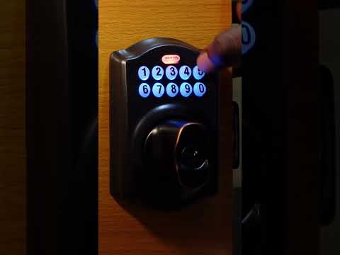 Schlage BE365—How to Delete User Code