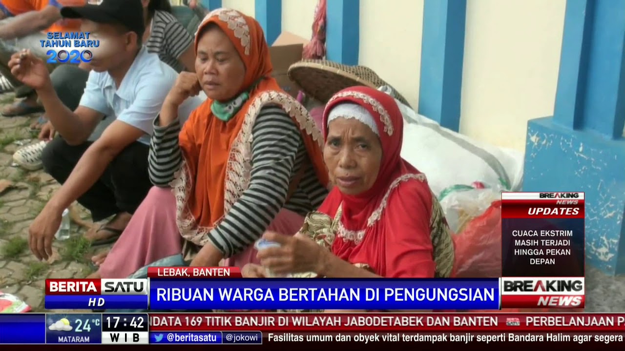 Ribuan Warga Lebak Bertahan di Pengungsian