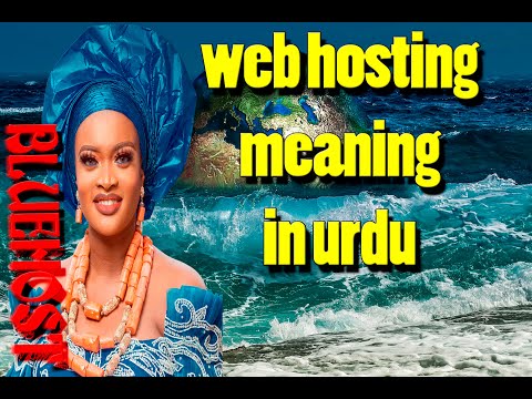 web hosting meaning in urdu,