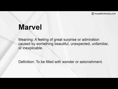 Marvel Meaning