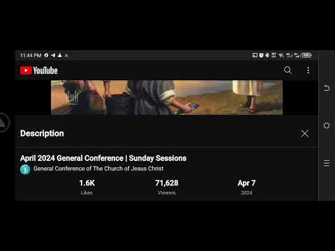 April 2024 General Conference Sessions