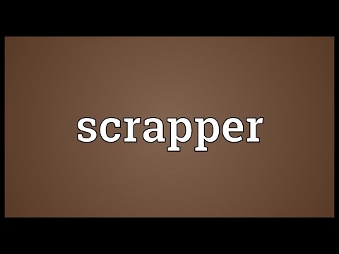 Scrapper Meaning