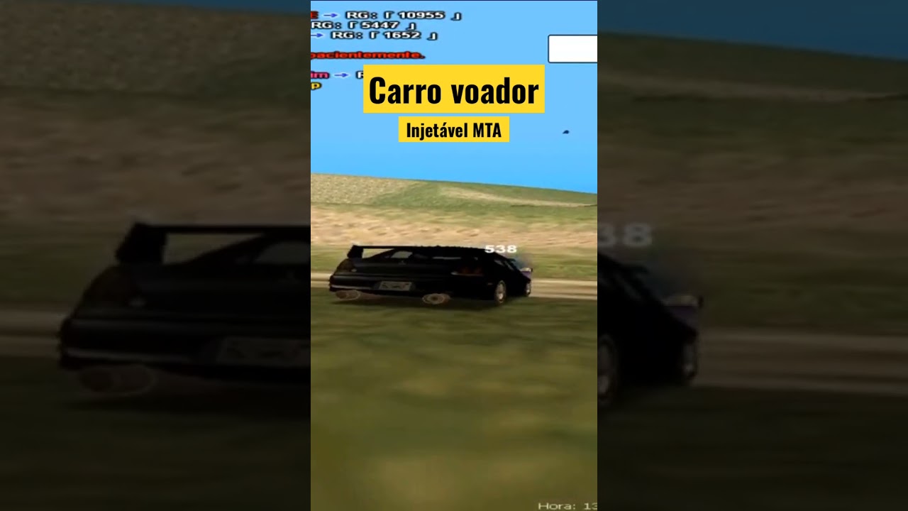 VOANDO COM CARROS - HACK INJETAVEL MTA VBR CHEATS