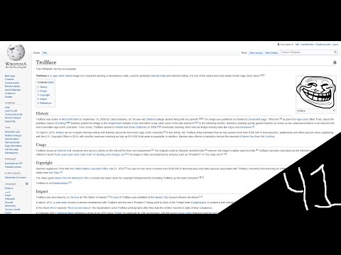 D:41 - Reading the Trollface Wikipedia article