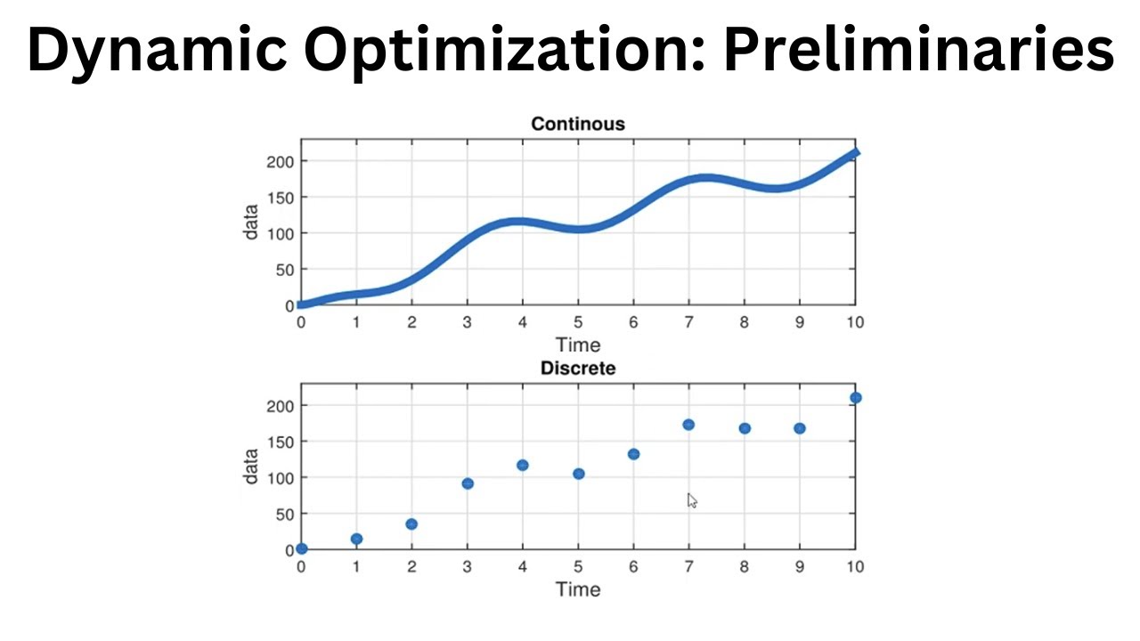 Dynamic Optimization Part 1: Preliminaries