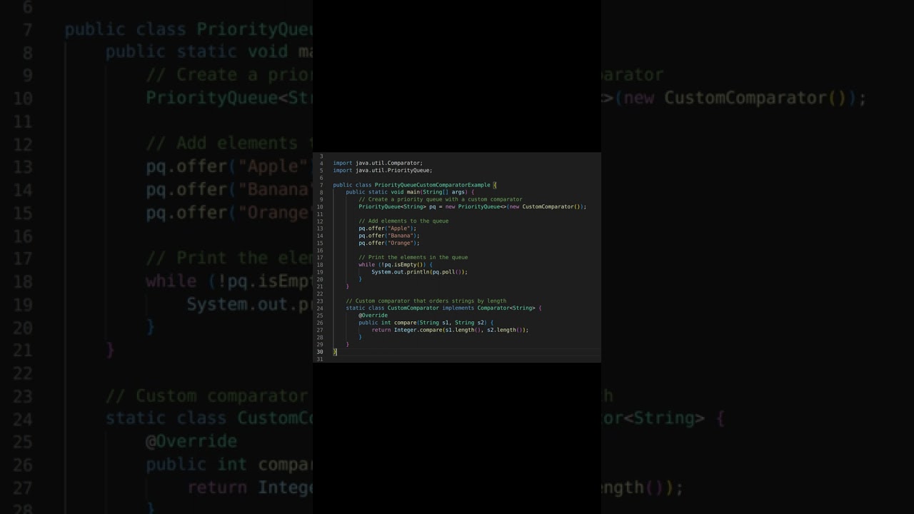 Efficient Data Handling with PriorityQueue and Custom Comparator in Java: Quick Tutorial