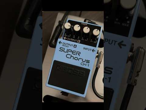 Best Chorus Pedal Ever!! Boss CH-1🙌 #bosspedals #chorus #80smusic