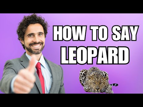 How To Pronounce Leopard (Correctly)