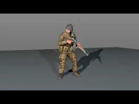 Call of Duty 4 Modern Warfare, 3D models+animations 3 (.c4d)