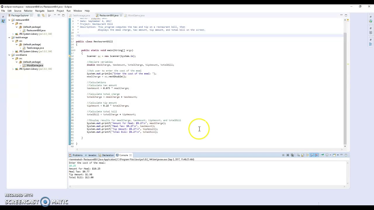 Chapter 2 - Programming Challenges