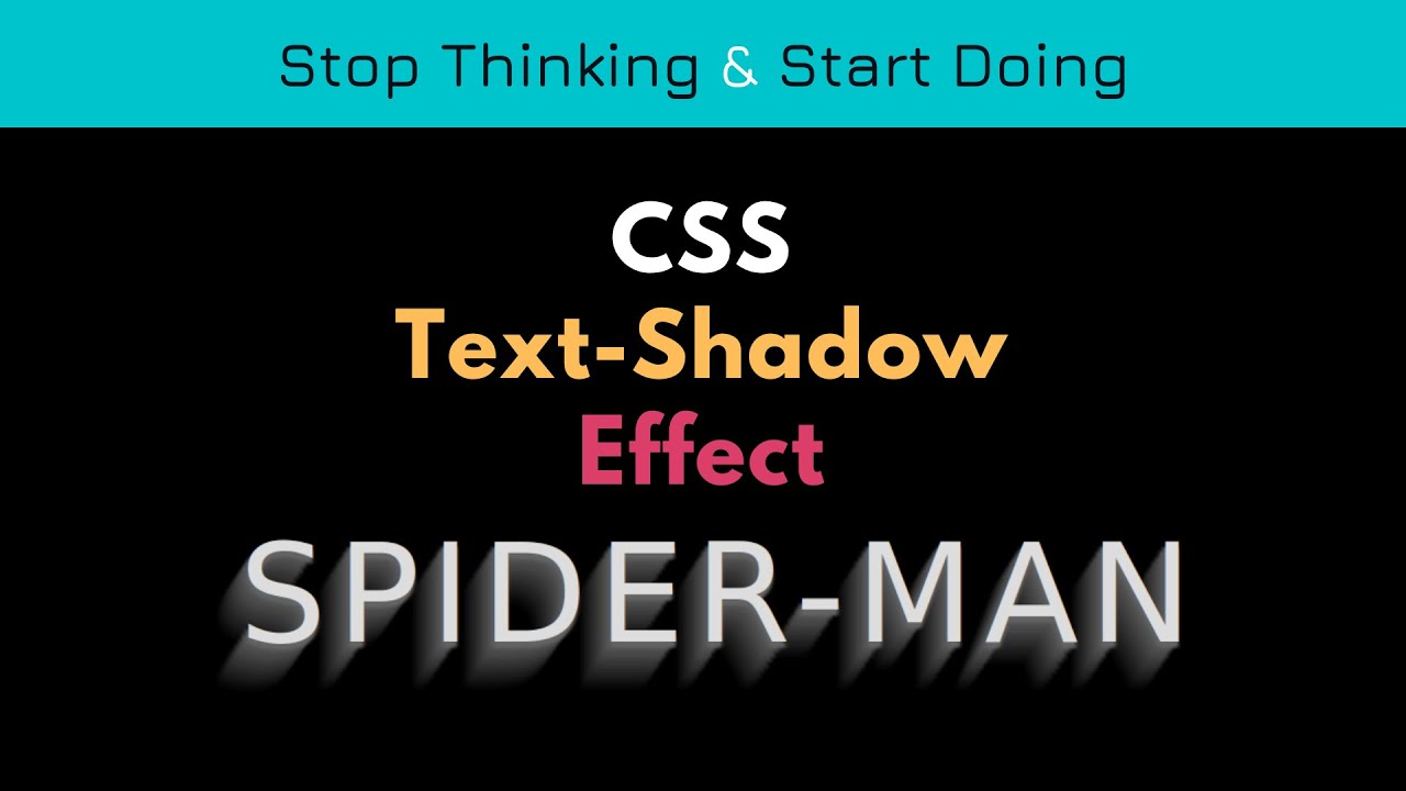 CSS Text-Shadow effect. CSS Tricks
