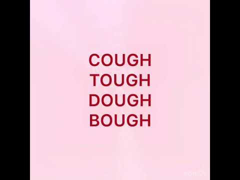 FOUR DIFFERENT WAYS TO PRONOUNCE WORDS ENDING WITH “OUGH”
