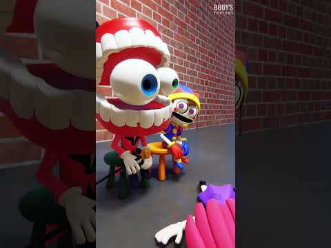 Help CAINE or POMNI win in Musical Chairs Challenge Game #shorts #theamazingdigitalcircus