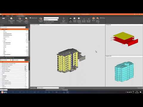 BIM3 Sijaintien muokkaus Mallin lohkotus osiin