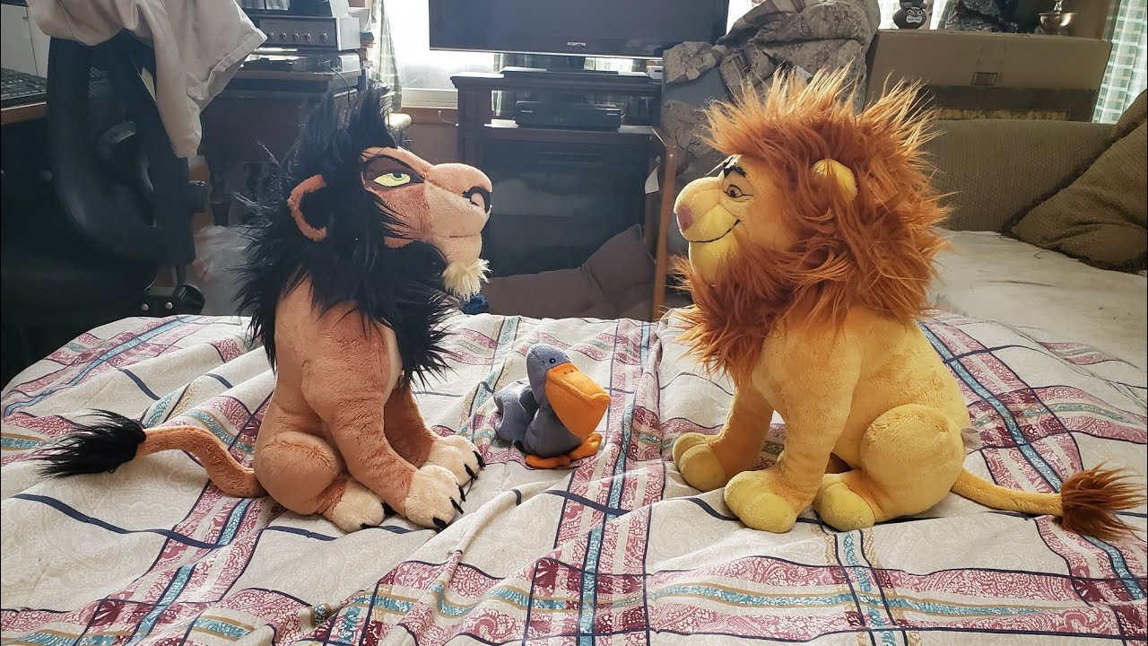 The Lion King Mufasa Scar and Zazu plush version