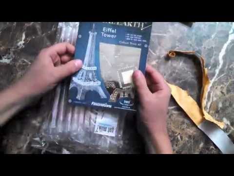 Unboxing The 36 Pack Magic Milk Straws and Eiffel Tower Metal Works
