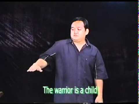 “Warrior is a Child” in Filipino Sign Language – Filipino Deaf from the ...