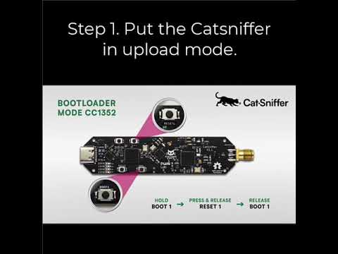 Getting started with the Catsniffer