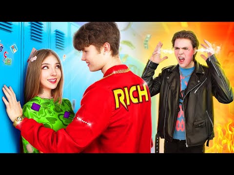 Fille Pauvre vs Garçon Riche ! Mon frère a ruiné ma vie