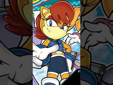 Evolution of Sally Acorn #sonic #sonicthehedgehog #sega #archiesonicthehedgehog #sallyacorn
