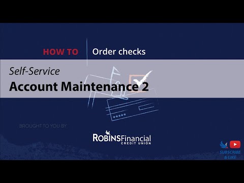 Self-Service Account Maintenance 2: Robins Financial Credit Union