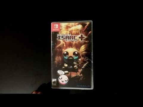 The Binding of Isaac + afterbirth unboxing nintendo switch