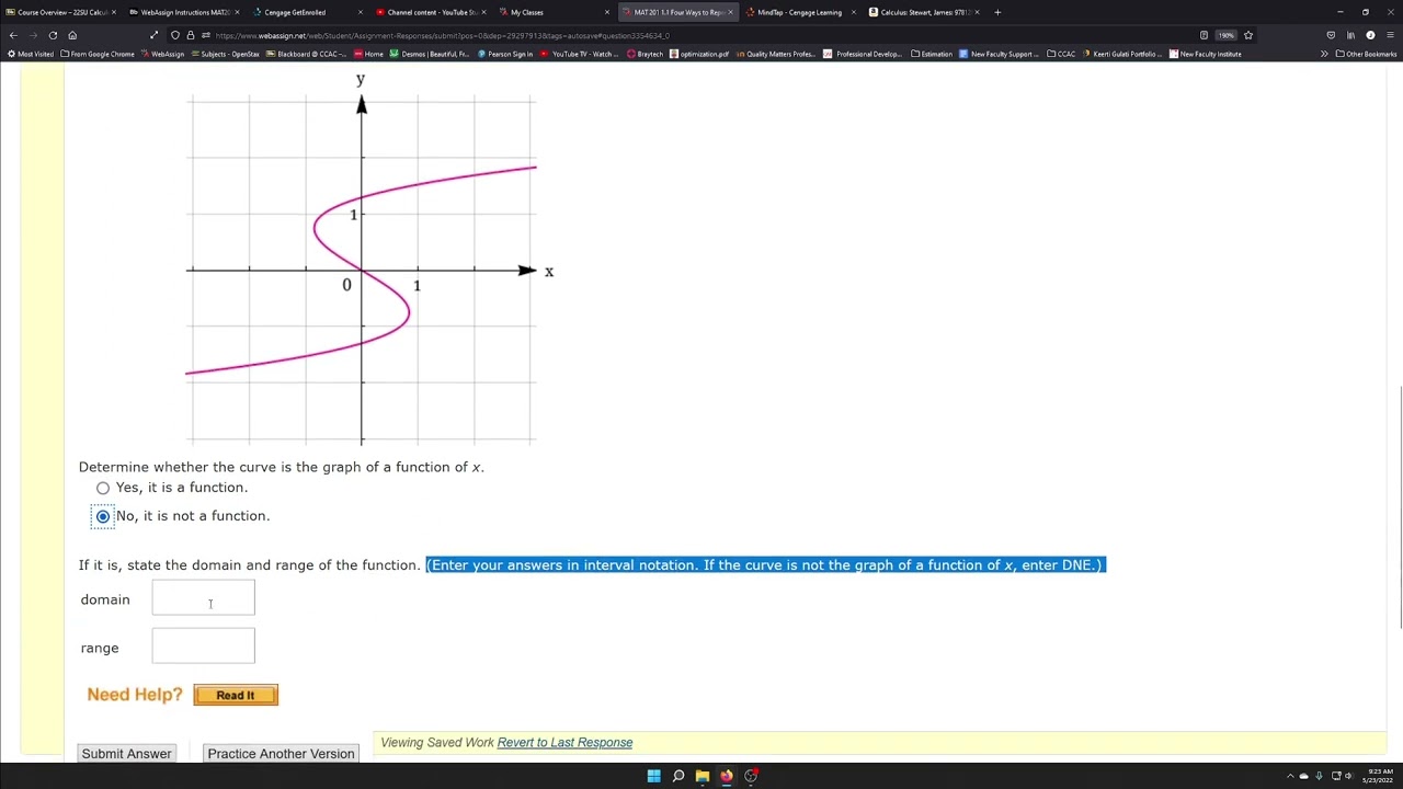 WebAssign Introduction Calculus
