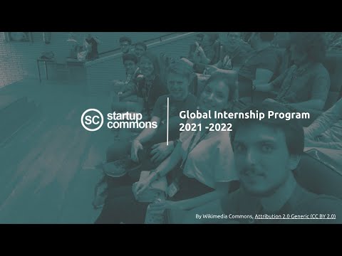Startup Commons' Global Internship Program 2021-2022