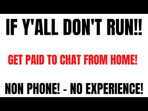 Non Phone | Work From Home Job | No Experience | Chat Work At Home Job | Anyone Can Do This | Remote