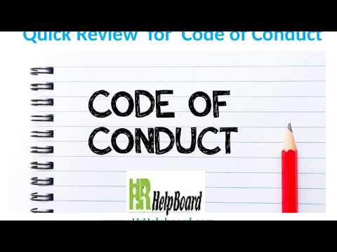 HR code of Conduct of company at work place – Hrhelpboard-global web ...