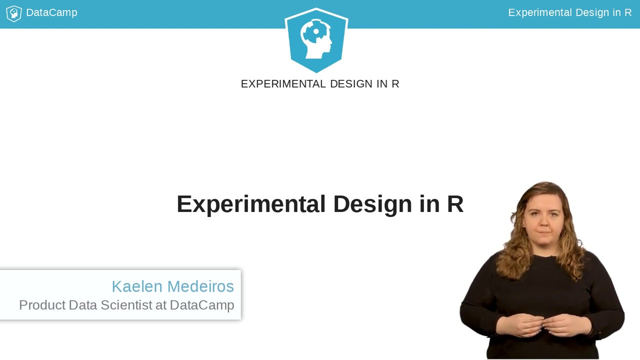 R Tutorial : Experimental Design in R