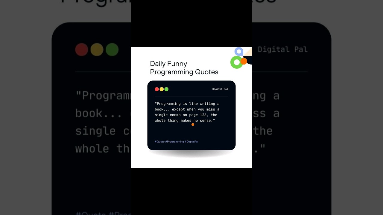 Daily Programming Quotes #fyp #codechallenge #programming #flutter #DartProgramming #LearnDart #Dart