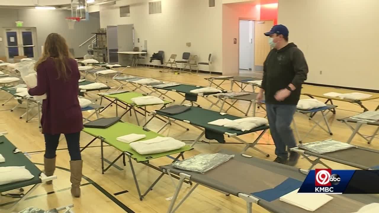 Kansas City opens overflow warming shelters for the homeless