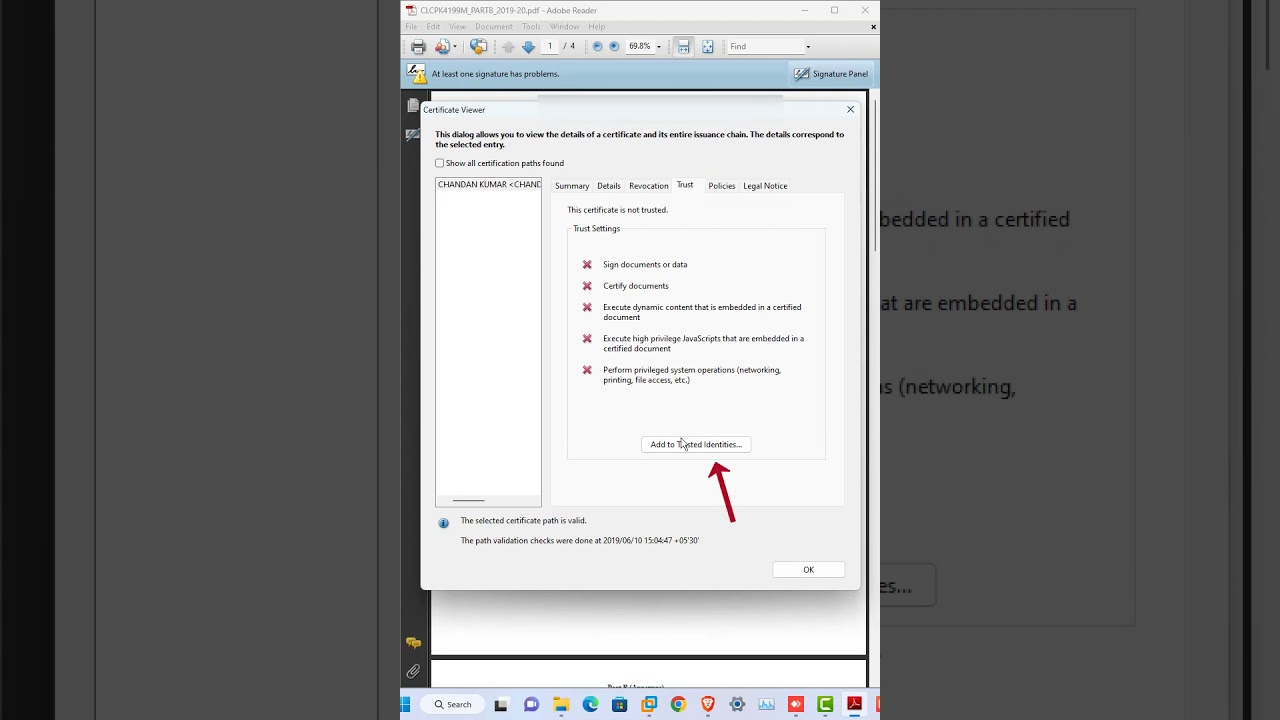 How to Validate Digital Signature in PDF | Technical with Urvashi
