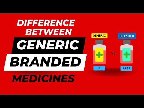 Difference between Generic and Branded Medicines | Types of Medicines | Generic vs Branded Medicines