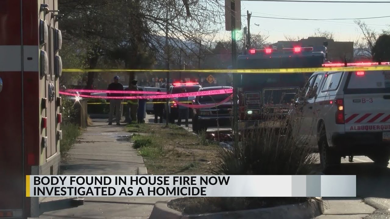 Homicide Unit investigating after 1 found dead in Albuquerque fire