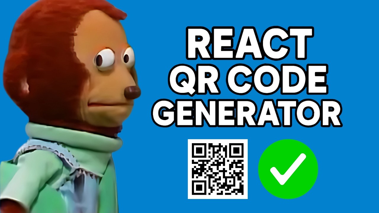 React QR Code Generator in 2 Minutes | Beginner-Friendly Project