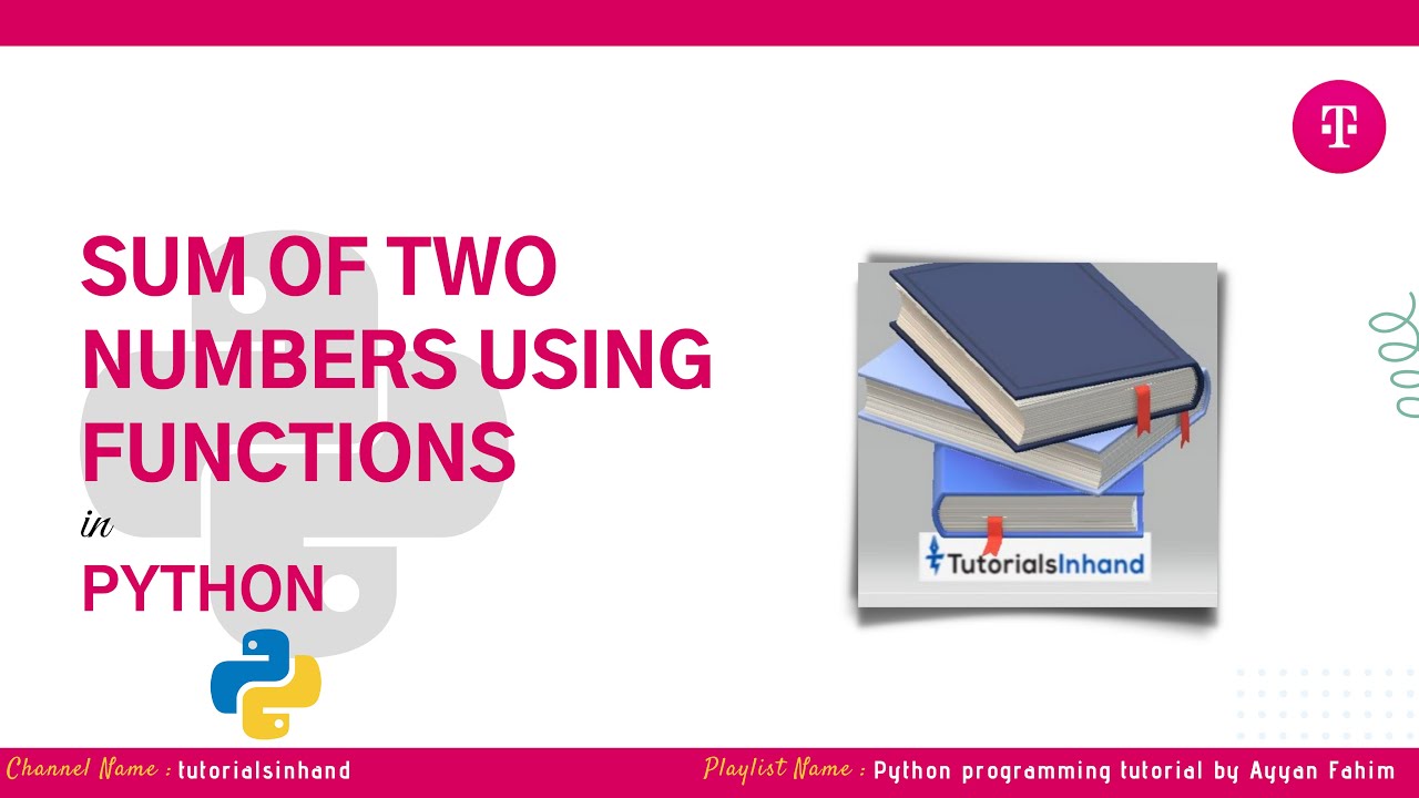 python program to add two numbers using functions