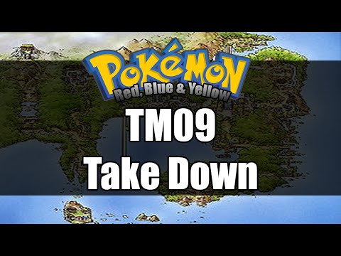 Pokemon Red/Blue/Yellow - Where to get TM09 Take Down